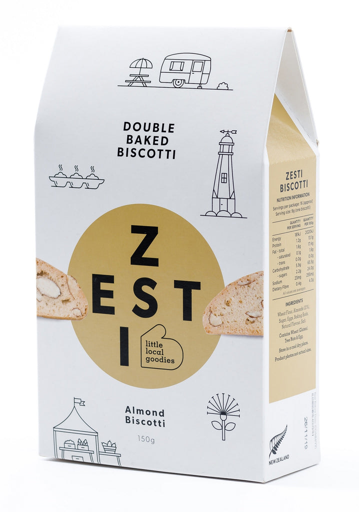Zesti Double Baked Biscotti – Tasman Bay Food Co.